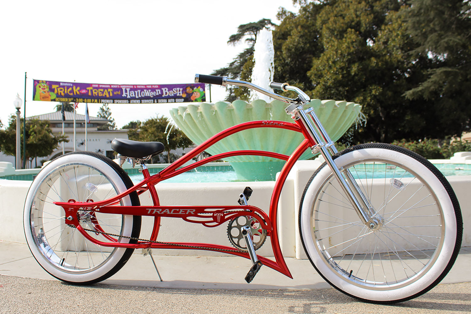 Tracer Siena Stretch Cruiser Bike | Vintage Style Fat Tire Beach Cruisers