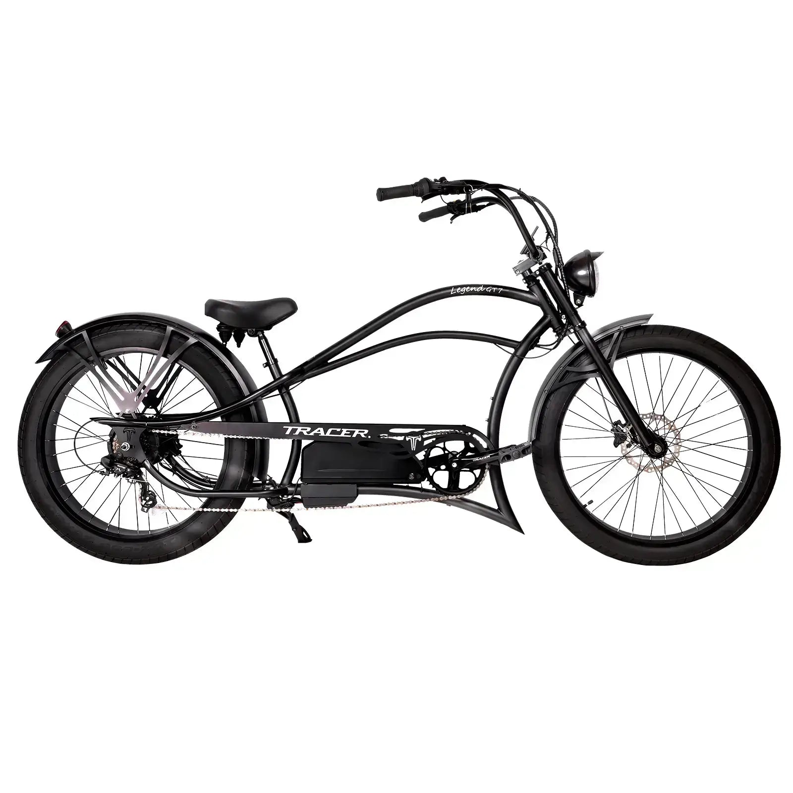 Legend GT7 1000W Stretch Cruiser Chopper Bike - Tracer Bikes