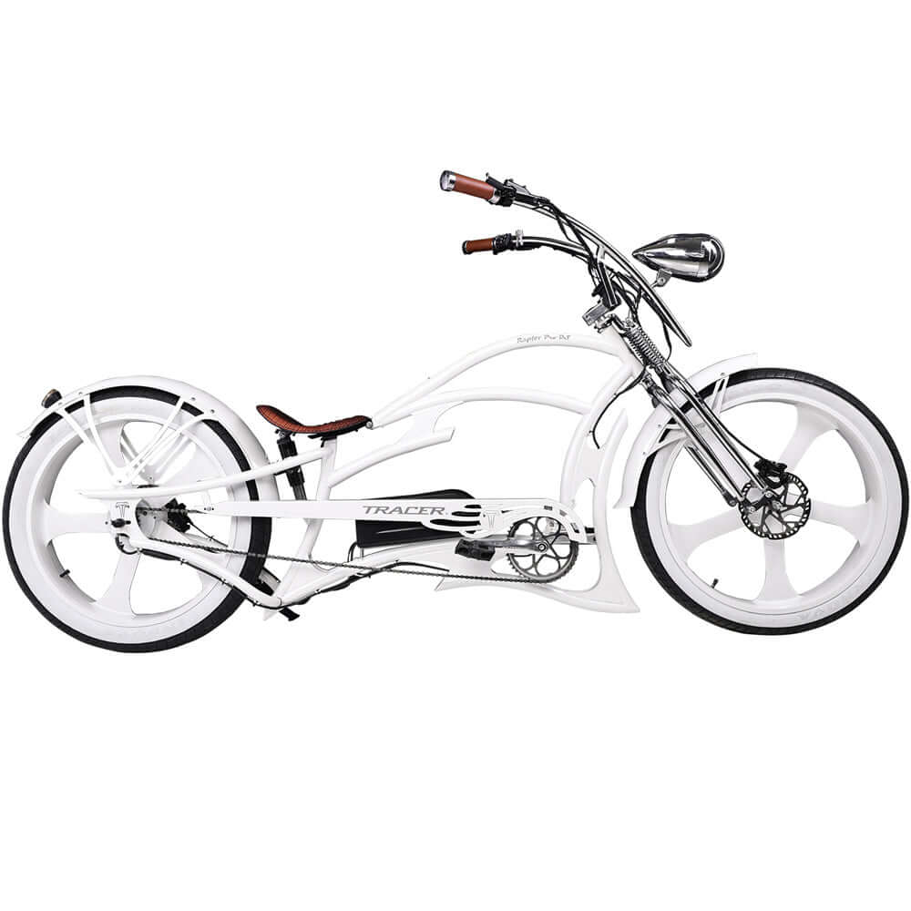 Raptor Pro DS 800W Stretch Cruiser Ebike | Tracer Bikes