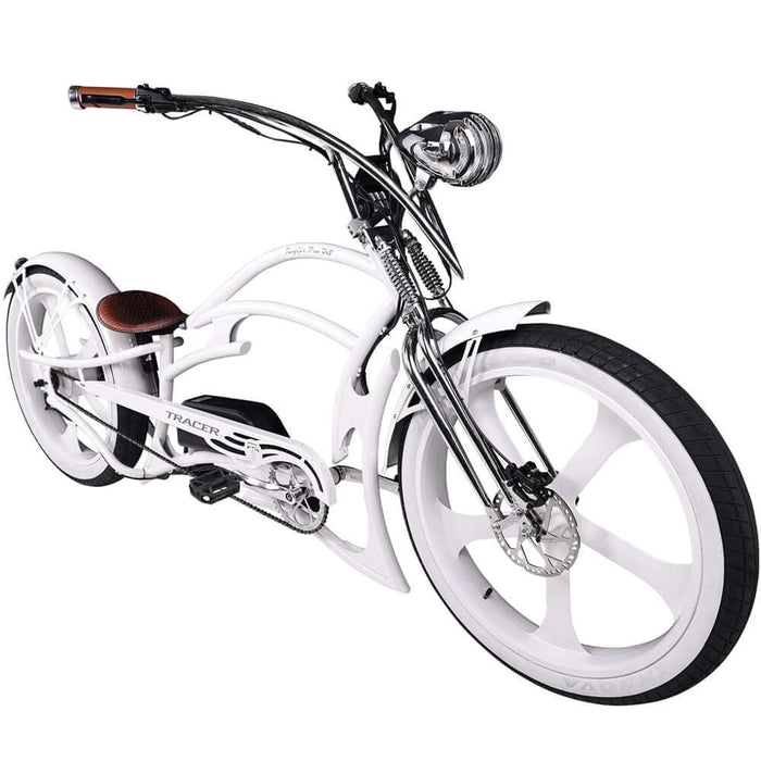 Raptor Pro DS 800W Stretch Cruiser Ebike - Tracer Bikes