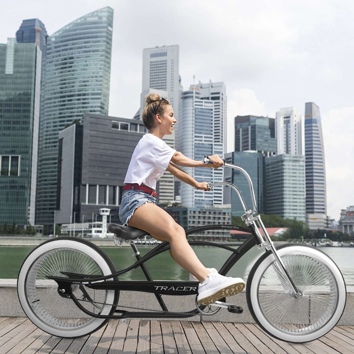 Tracer Beacon Pro 140H Stretch Cruiser Bike - Tracer Bikes