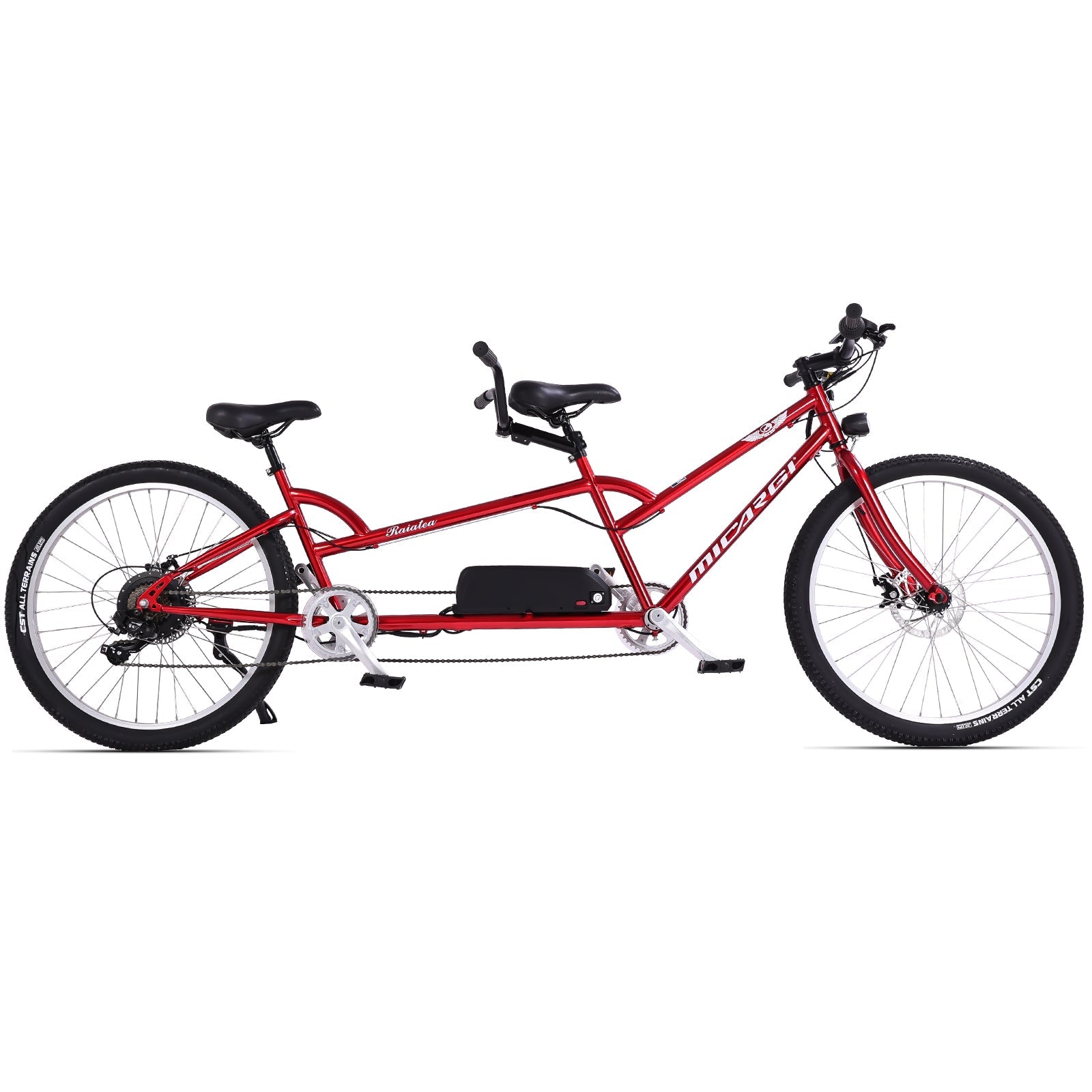 Micargi RAIATEA 26" Electric Tandem Bike – 2-Person Women’s E-Bike 500W ...