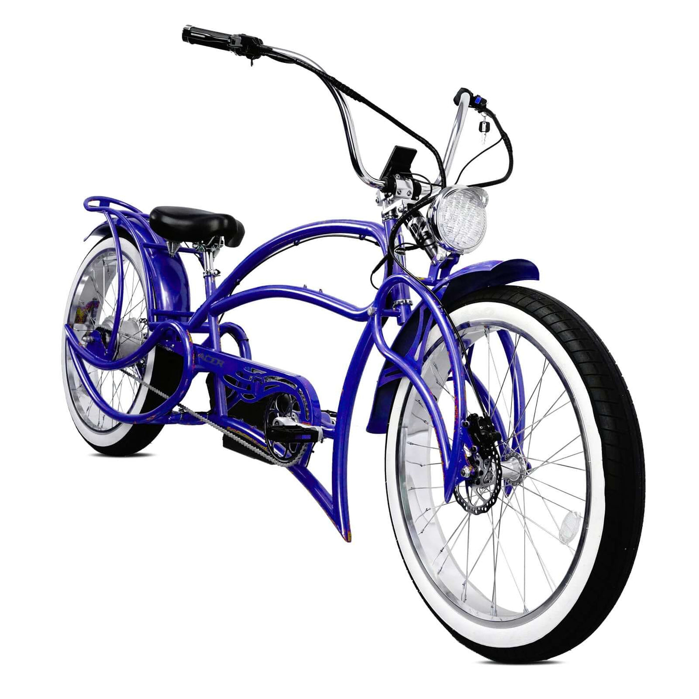 Tracer Beyond Pro 26'' Classic Stretch Chopper EBike – Tracer Bikes