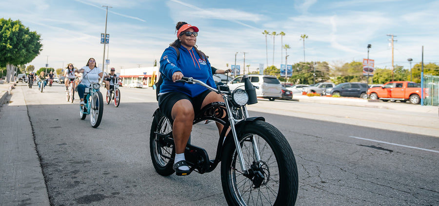 Fat Tire Stretch Cruiser Bikes, Chopper Electric Bikes - Tracer Bikes