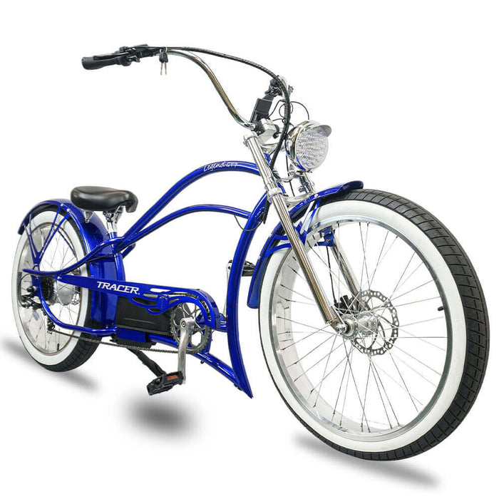 Legend GT7 1000W Stretch Cruiser Chopper Bike - Tracer Bikes