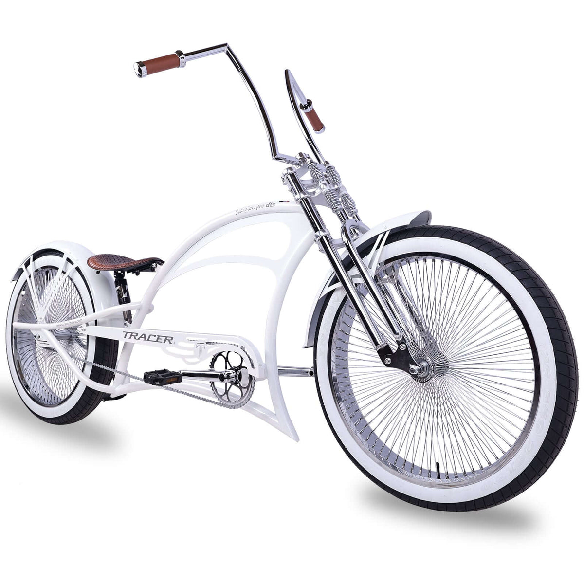 Scorpion Pro DTS 26” Stretch Chopper Cruiser Bicycle
