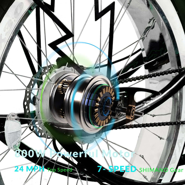 Tracer Signature Pro Electric Cruiser Bike 26 800w