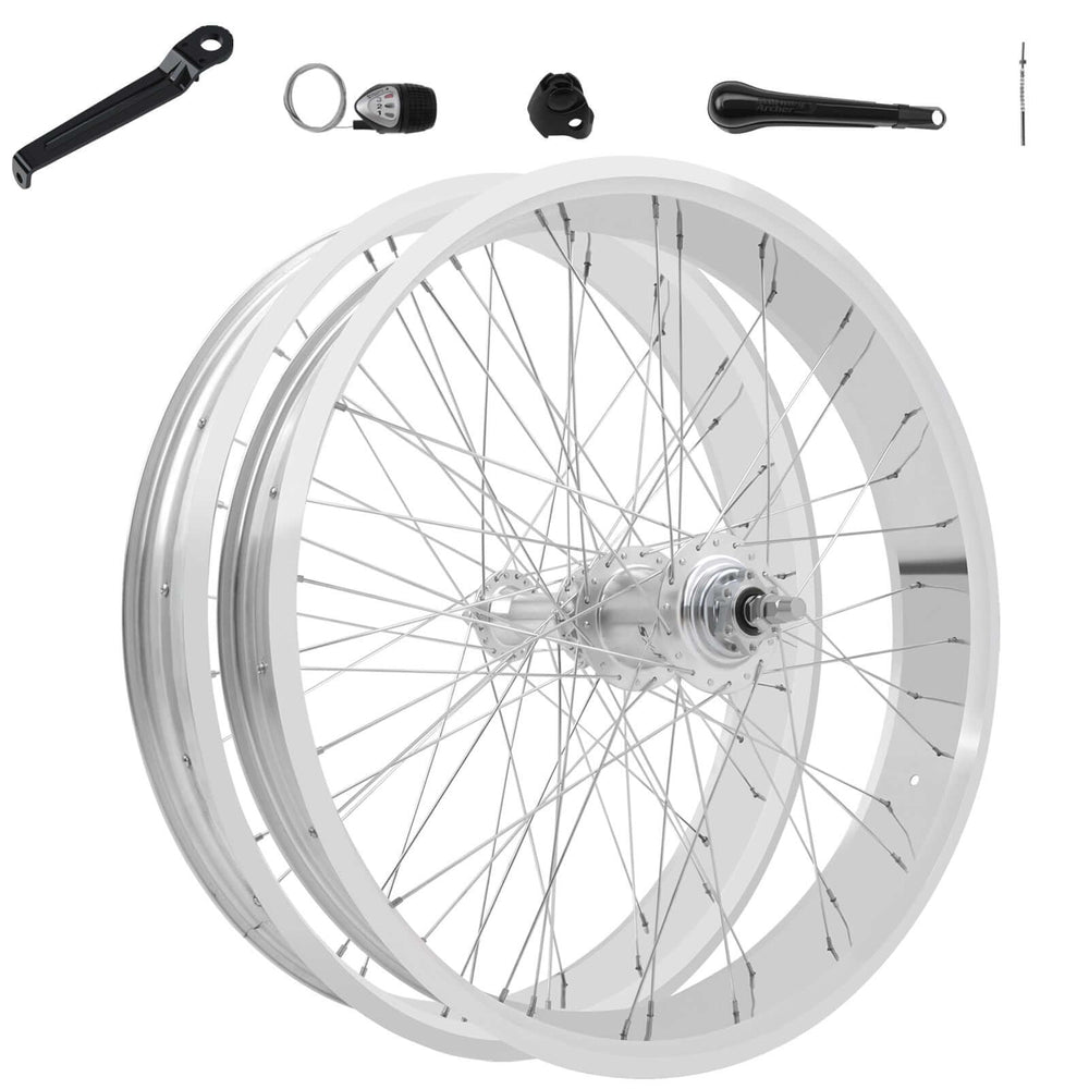 Tracer 26 Fat Bike Wheel Set - 3-Speed Alloy Rims