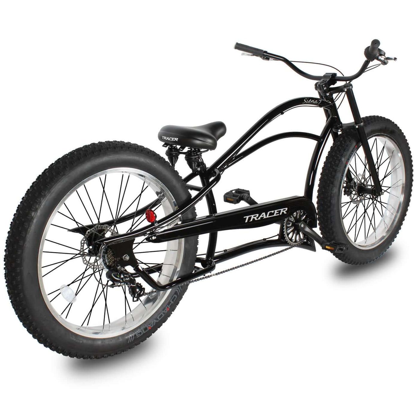 Tracer Siena 26" 1-Speed/7-Speed Chopper Stretch Cruiser Fat Tire Bike