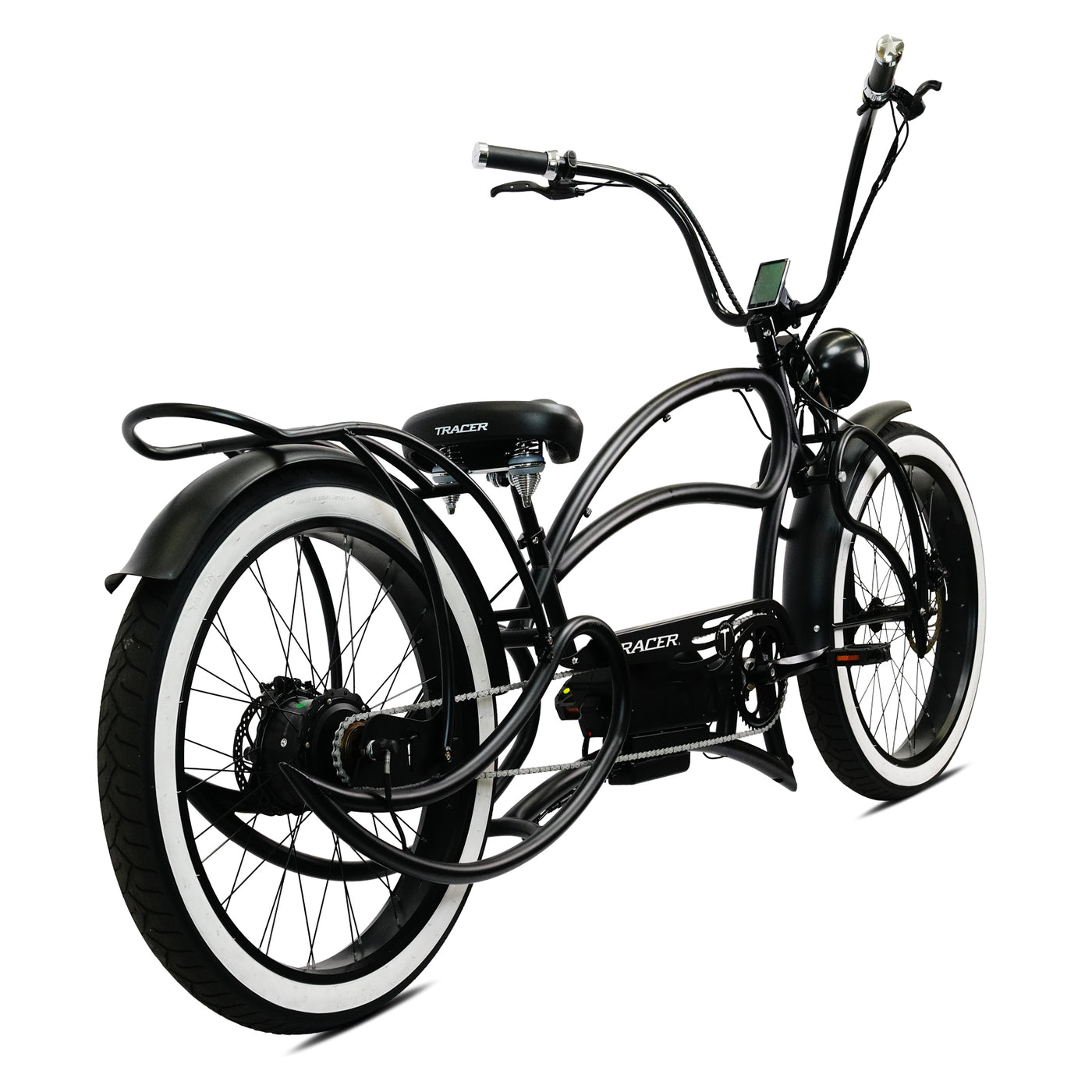 Tracer Beyond Pro 26'' Classic Stretch Chopper EBike – Tracer Bikes