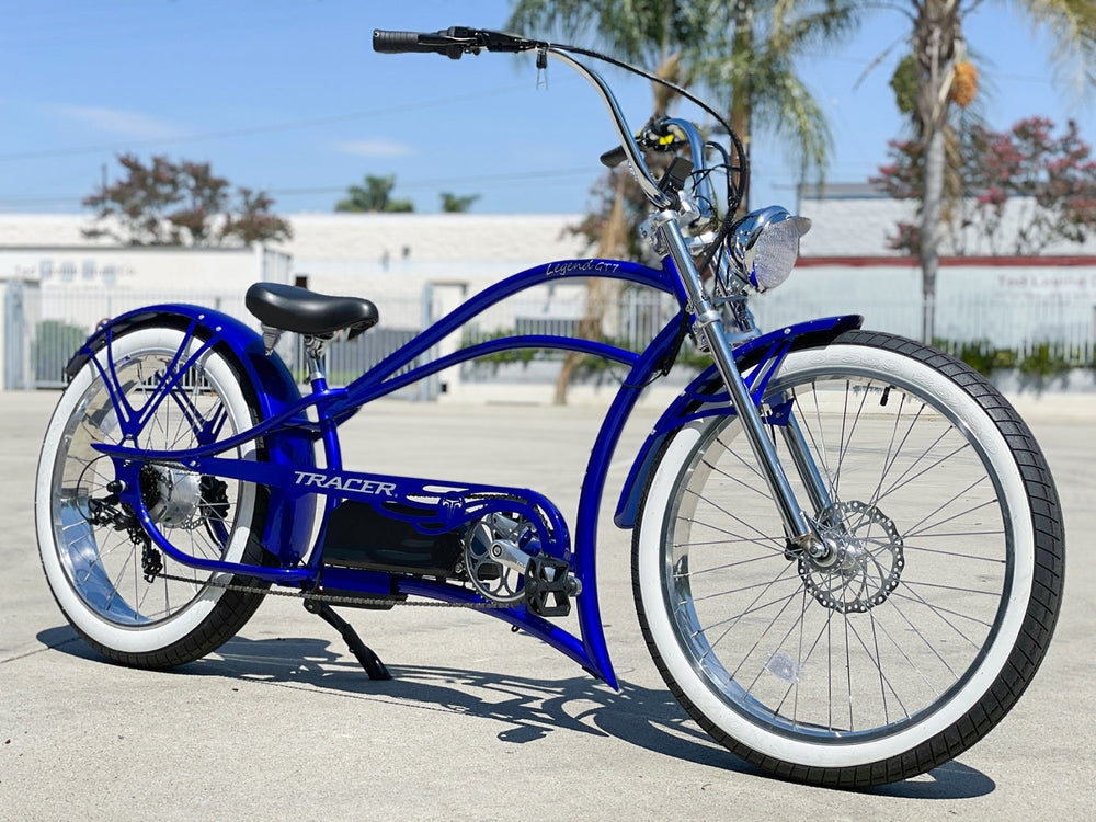 Legend GT7 1000W Stretch Cruiser Chopper Bike - Tracer Bikes