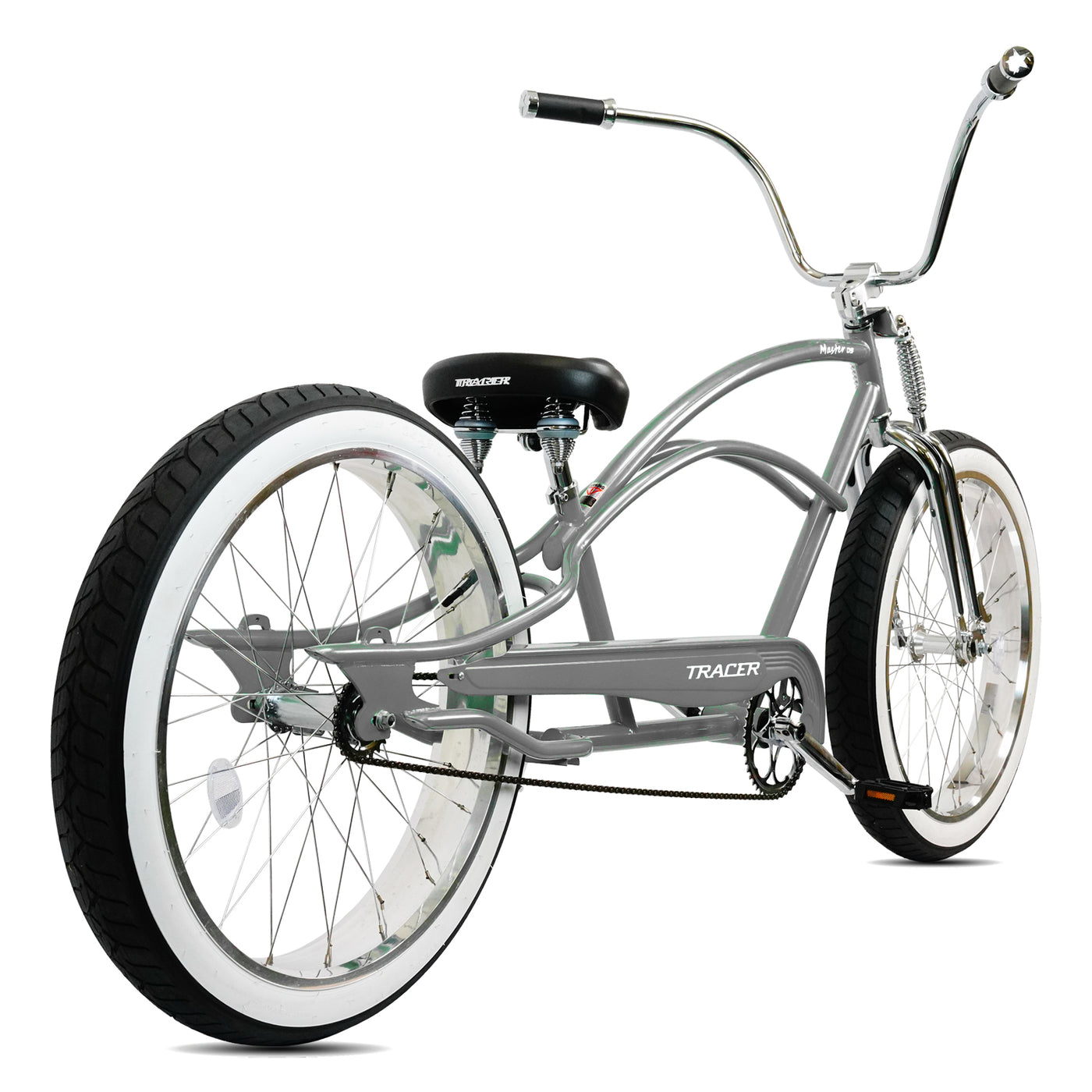Tracer Master DS Dual Springer Chopper Stretch Beach Cruiser Bike ...