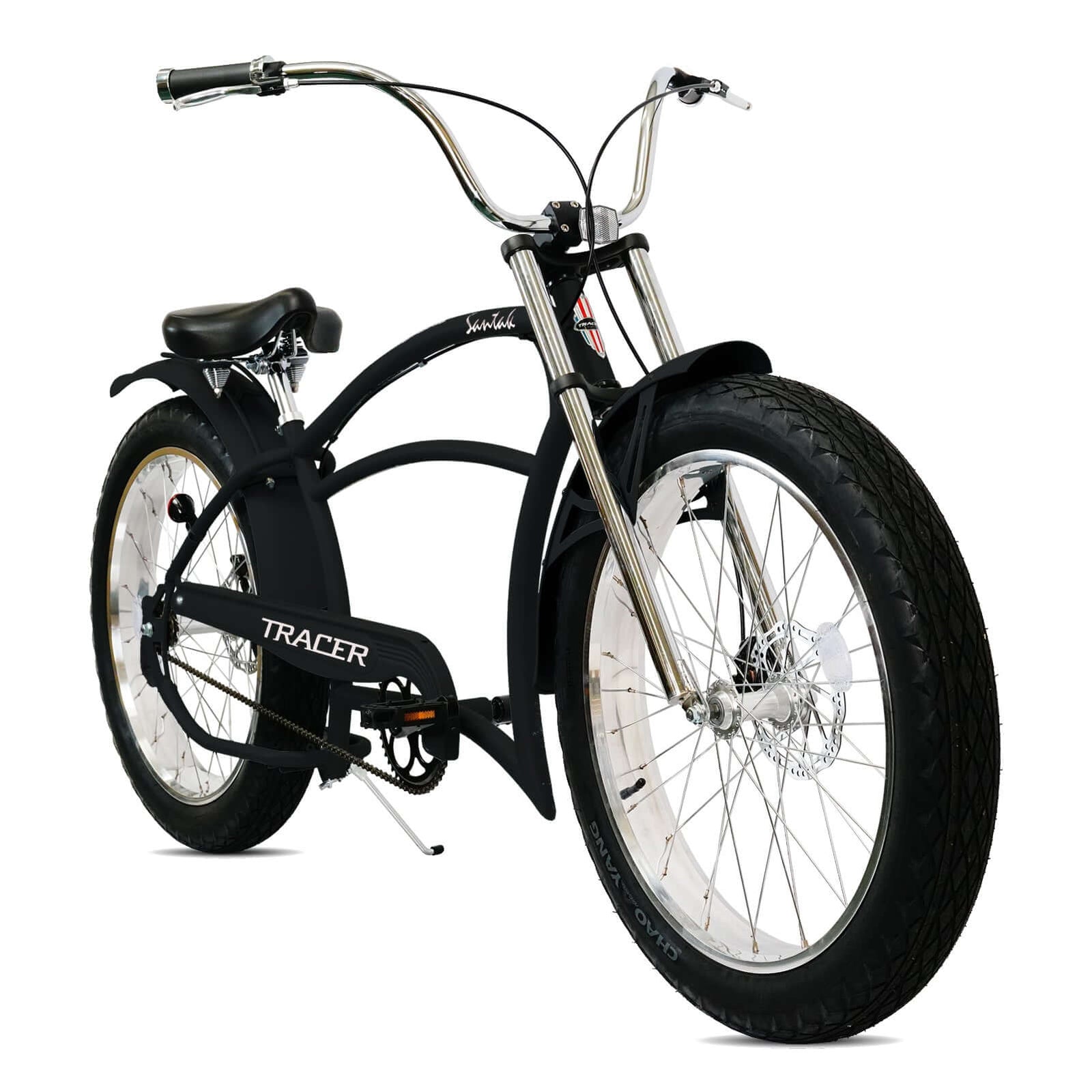 Tracer Santak GT 26" 1-Speed Stretch Cruiser Bike with Fat Tires