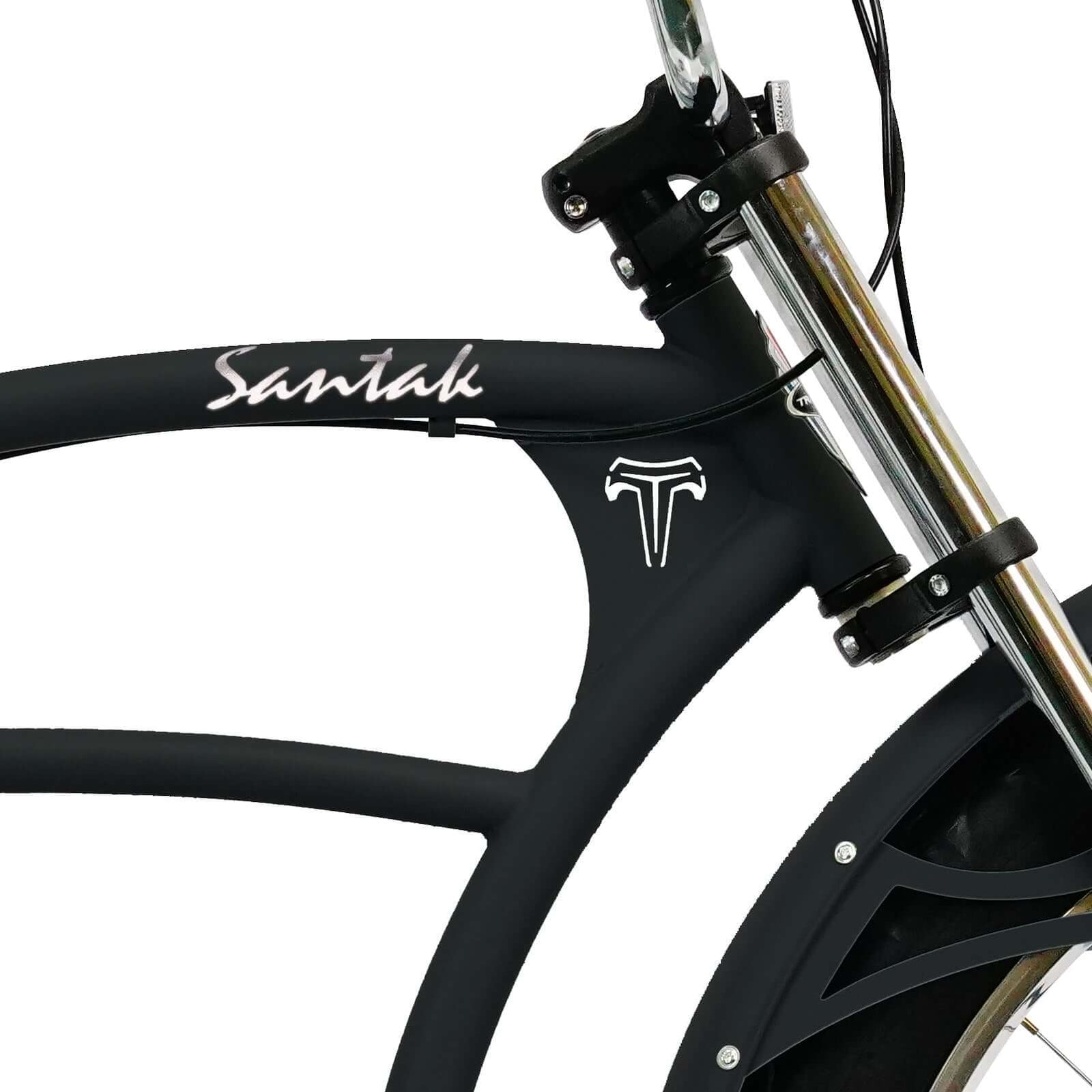 Tracer Santak GT 26" 1-Speed Stretch Cruiser Bike with Fat Tires