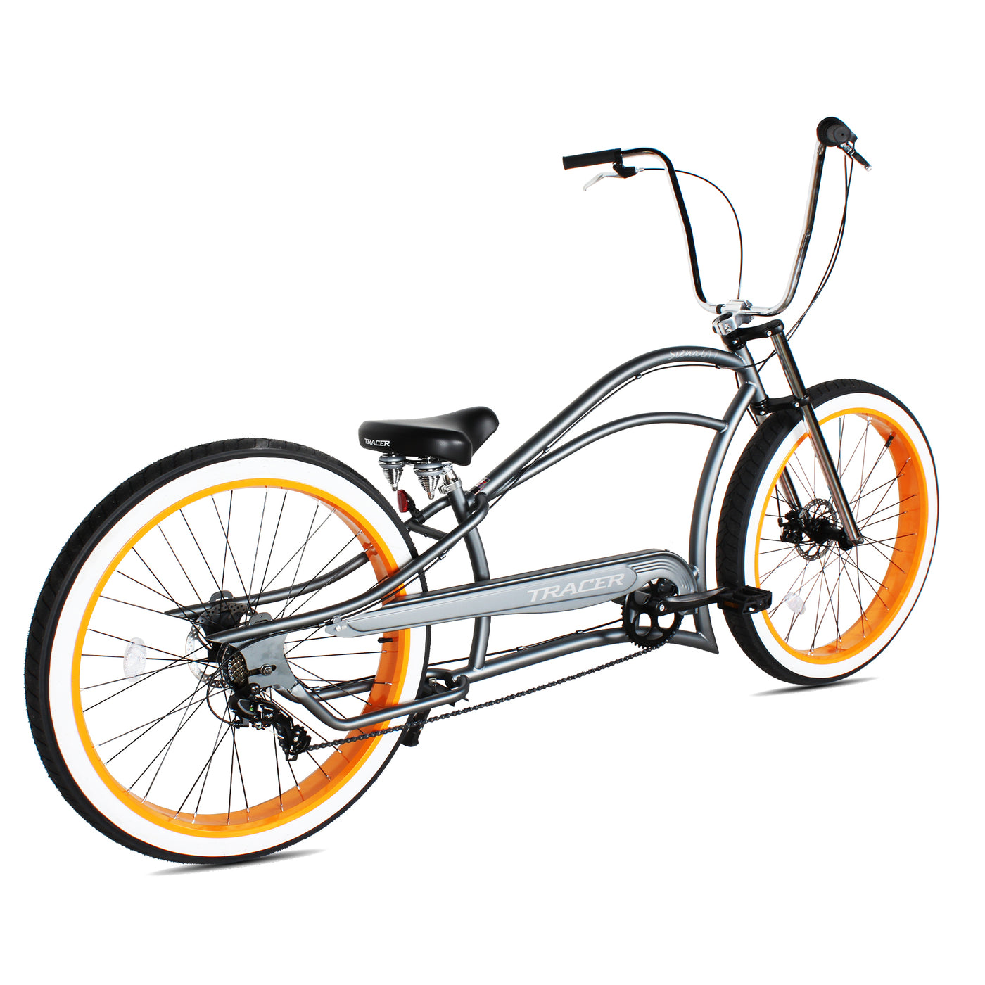 Tracer SIENA GT-7 29" Chopper Stretch Cruiser Fat Tire Bikes 7-Speed ...