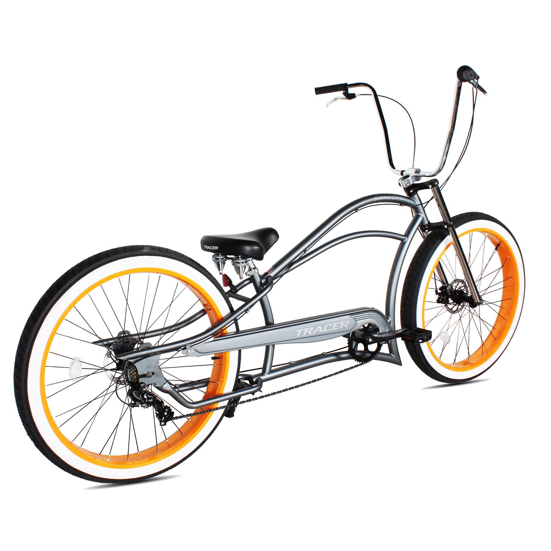 Tracer SIENA GT-7 29" Chopper Stretch Cruiser Fat Tire Bikes 7-Speed#N ...