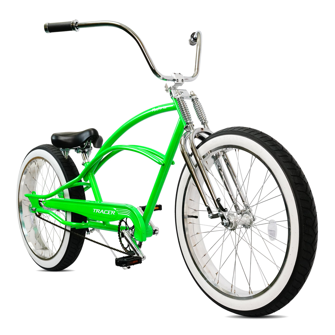 Tracer Master DS Dual Springer Chopper Stretch Beach Cruiser Bike ...